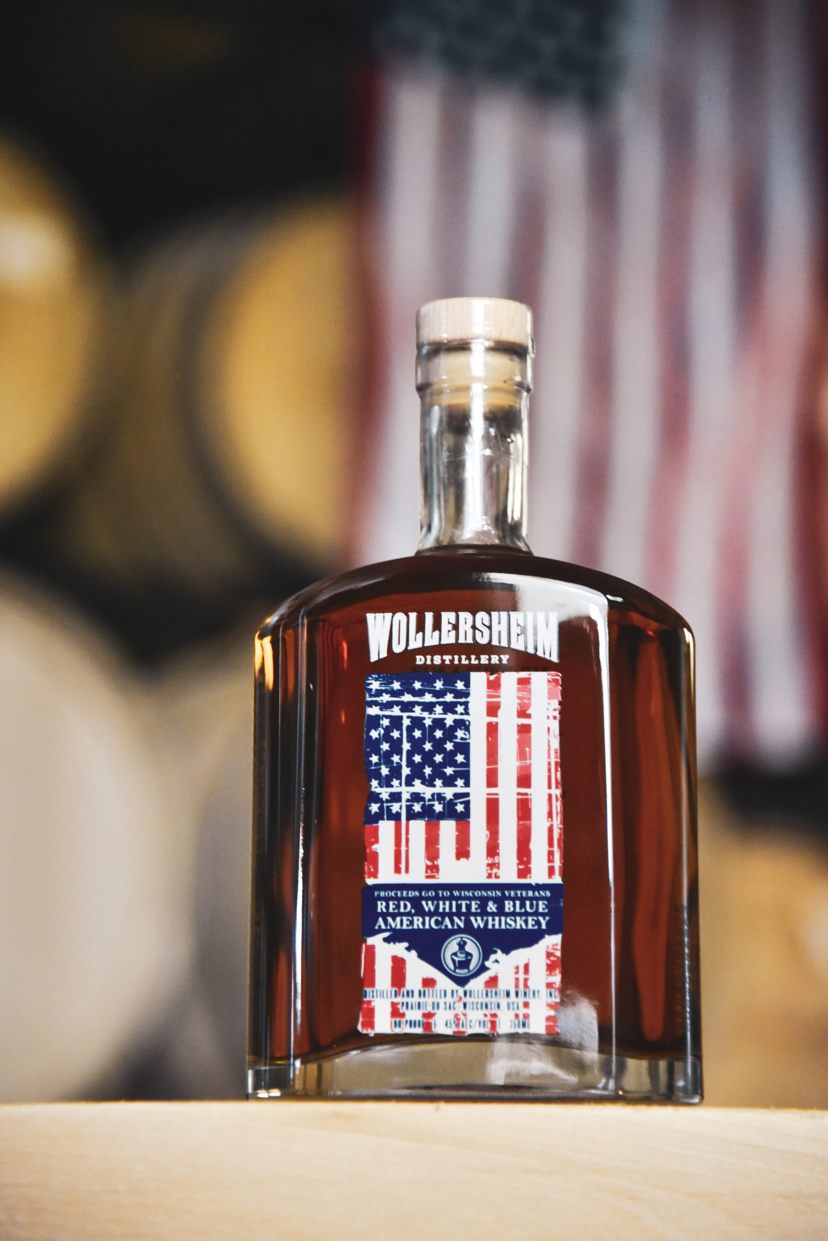 Red, White, Blue Whiskey-sold out | Wollersheim Winery, Distillery & Bistro